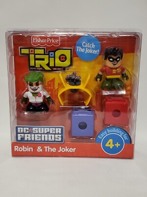 Trio Robin & The Joker DC Super Friends Bricks Sticks Panels Fisher ...