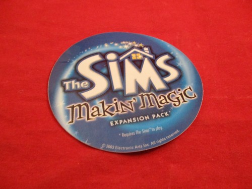 The Sims Makin Magic Expansion Pack PC E3 Promotional Sticker | eBay