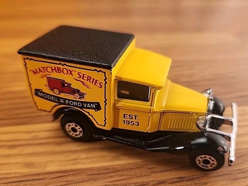 Matchbox Model A Ford Box Van 1979 Matchbox Series Yellow 3 | eBay