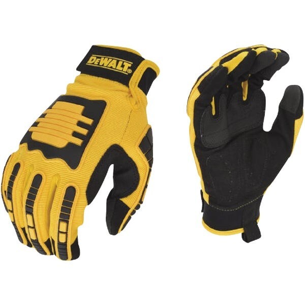 (12)-DEWALT Men's Lg. Synthetic Leather Perform Mechanic Glove Model ...