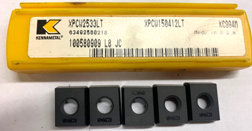 (5 Pcs) Kennametal XPCW 2533LT Grade: KC994M Carbide Inserts | eBay