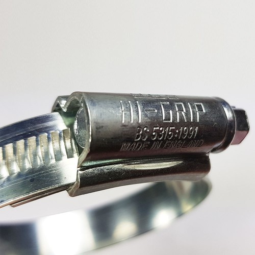 Zinc Hose Clips Jubilee Equiv 17 - 25 mm JCS Hi-Grip OX Clamp Clamps ...