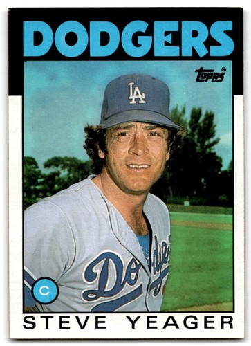 1986 Topps Steve Yeager Los Angeles Dodgers #32 | eBay
