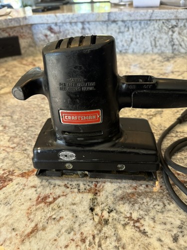 Craftsman USA No. 315.11631 Electric Dual Motion 1/3 Sheet Pad Hand ...