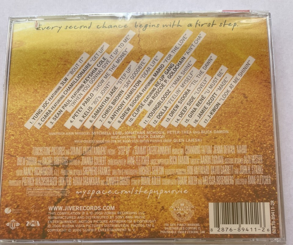 Step Up (Original Soundtrack) by Various Artists, Music CD (New Sealed ...