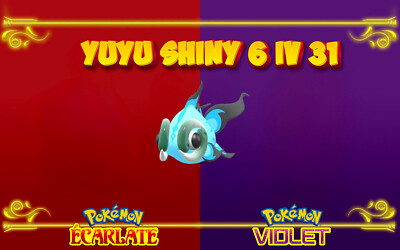 Pokemon Ecarlate Violet / Scarlet : Yuyu Shiny 6 IV 31 | eBay