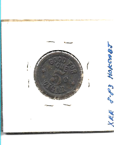 New Castle, Indiana Trade Token GRANT LOWE'S CIGAR STORE 5¢ | eBay