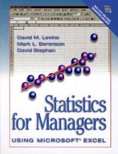 Statistics for Managers Using Excel by James M. Pellissier, Mark L ...