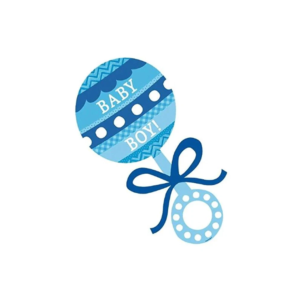 Baby Boy Rattle Clipart