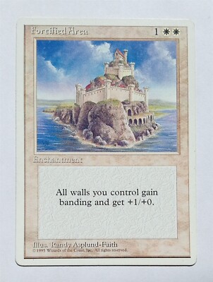 Magic MTG - Fortified Area - Alternate 4th Fourth Edition - Glossy ...