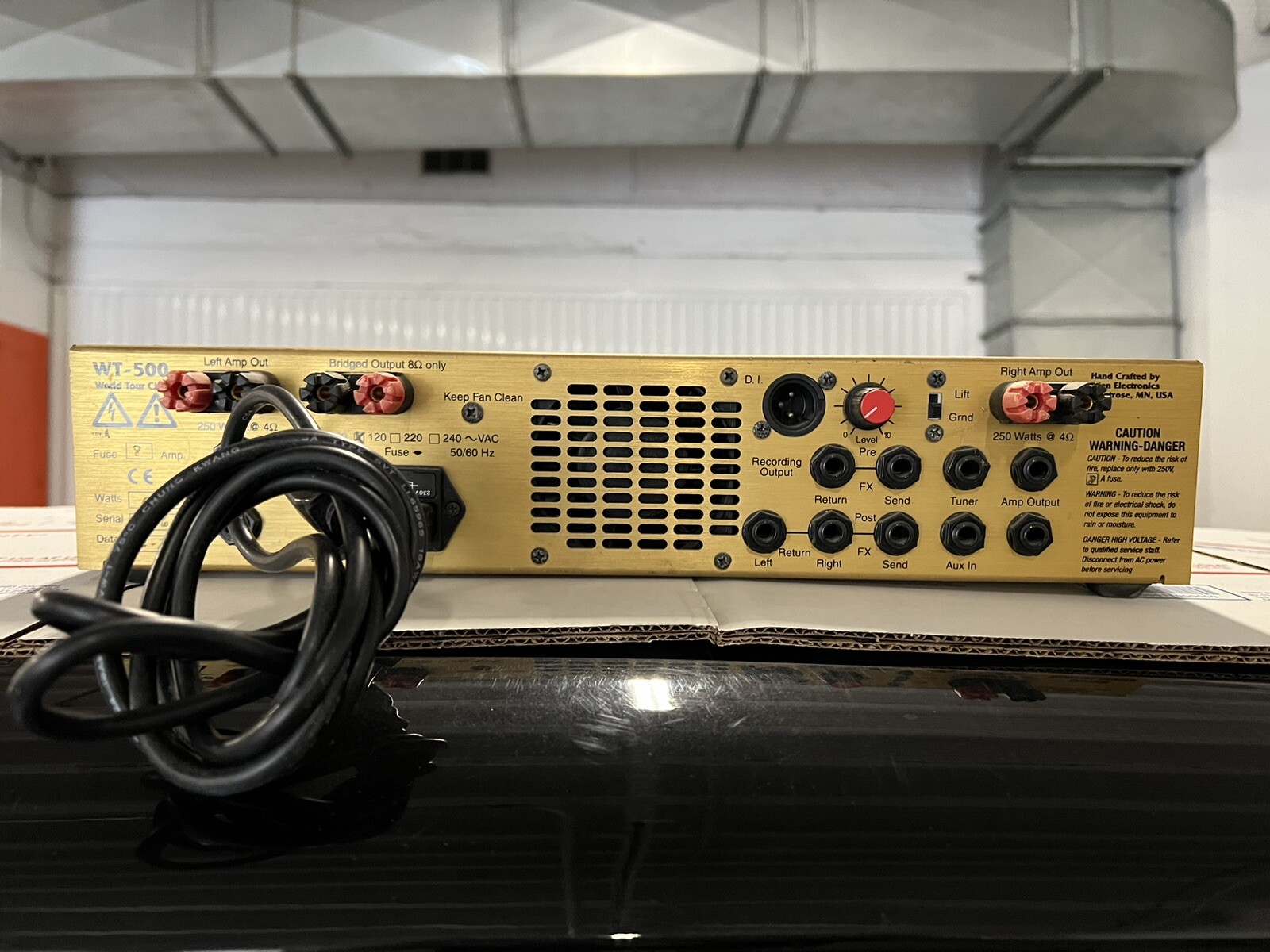 David Eden WT-500 Valve-Tech "The Highwayman" Bass Guitar Amplifier ...