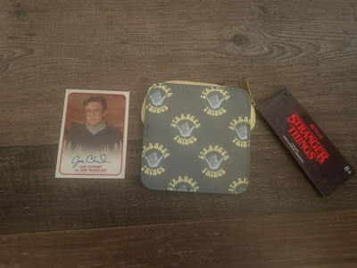 Stranger Things Joe Chrest Ted Wheeler Auto Autograph Card & Coin Bag ...