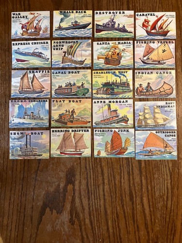 RAILS & SAILS # 131 to 150 1955 Topps | eBay