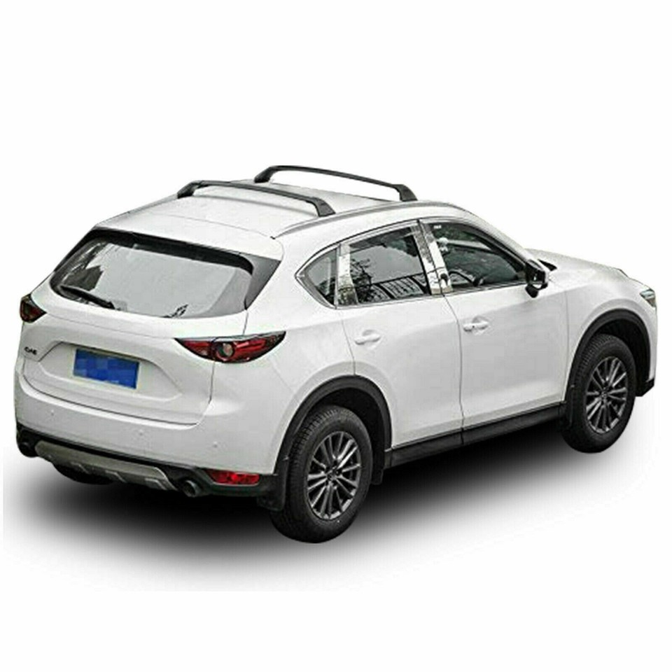 4Pcs Roof Rack Side Rails + Cross Bars for 2017-2024 Mazda CX-5 CX5 ...