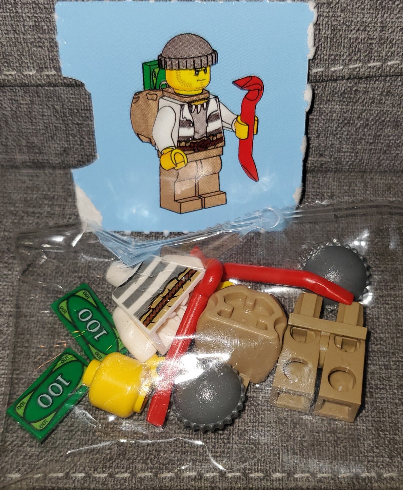 Lego City/Town Minigure || Swamp Police Robber / Crook || NEW - Sealed ...