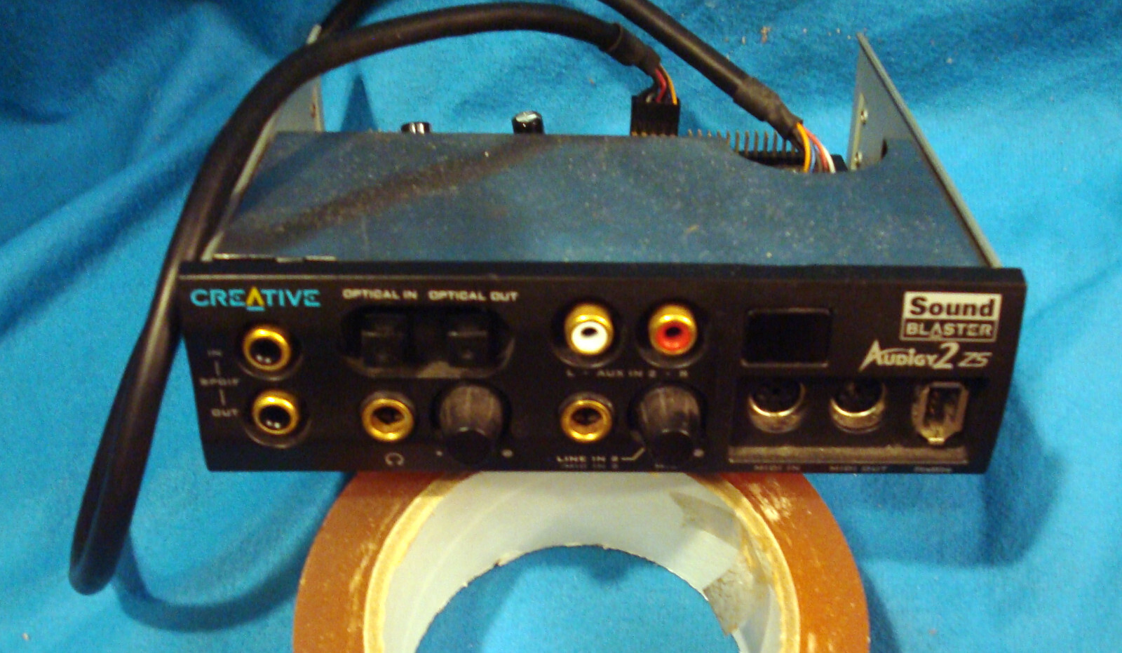 Creative Sound Blaster Audigy 2 ZS I/O Hub Interface Bay Model # SB0250 ...