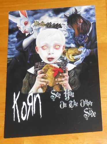 Korn See You on the Other Side Card Handbill Flyer Original Promo 6x4 ...