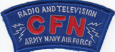 USAF USN US Army AFN AF RTS CFN Radio and Television Patch S-10 | eBay
