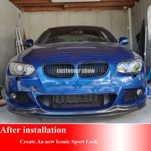 Fits BMW 3Series E92 LCI 325i 335i M Tech Front Bumper Lip Splitter ...
