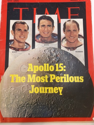Vintage Time Magazine Apollo 15 The Most Perilous Journey Aug 9, 1971 ...