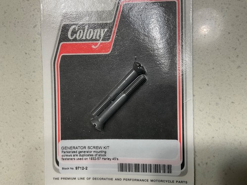 Harley Davidson generator screw kit parkerized 1932-47 45” WL WLA WLC G ...
