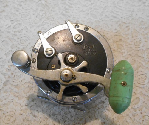 Vintage PENN No.49 Deep Sea Saltwater Fishing Reel nice Working Unique ...