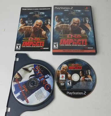 TNA Impact! Wrestling (MIDWAY) BONUS DISC VERSION - RARE PS2 Game ...