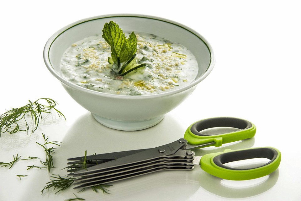 Gourmet HERB SCISSORS THE BEST Shears Chop ~ Mince Herbs for Instant ...