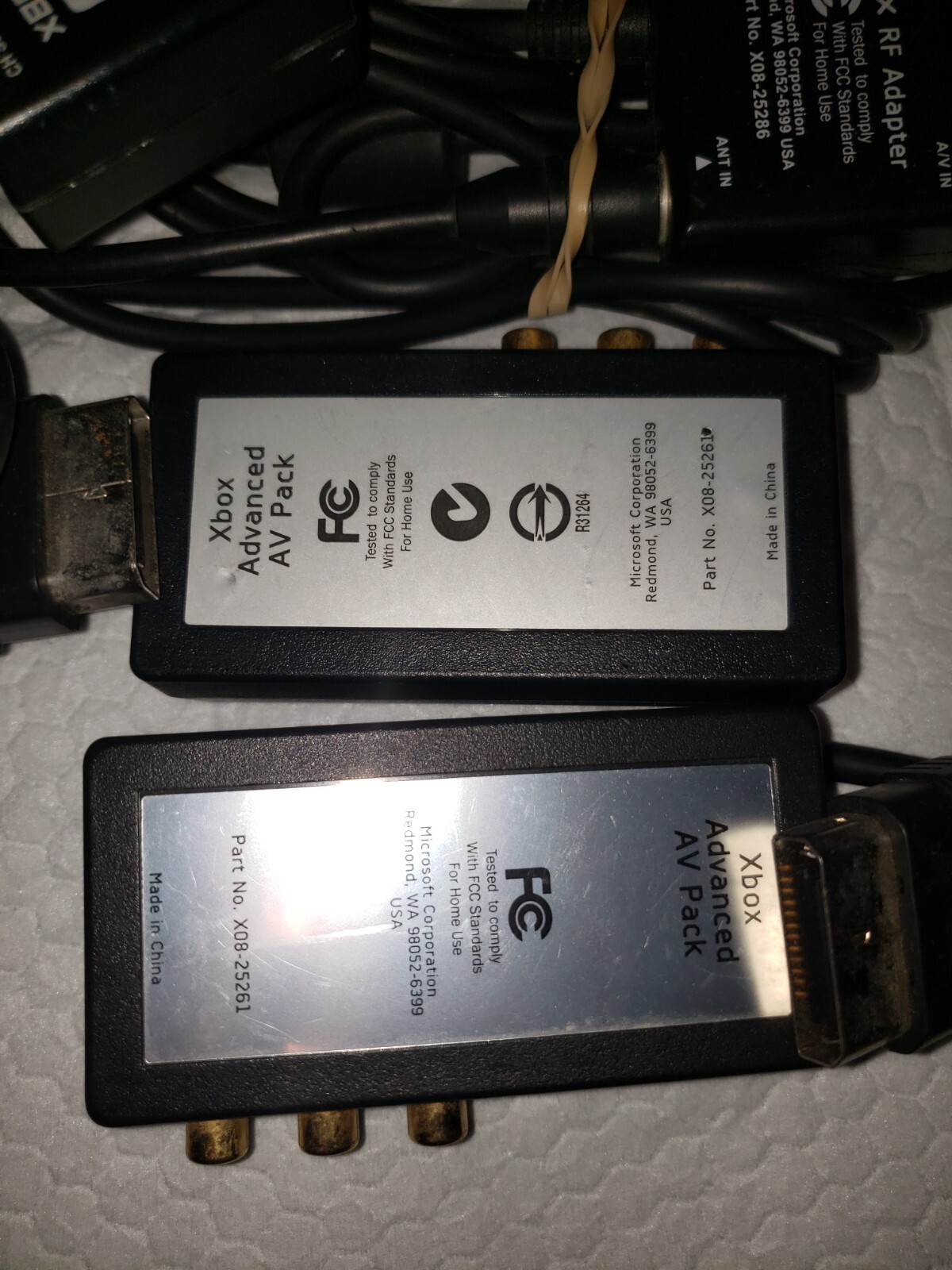 Original Xbox Component Video Cables Lot A10 | eBay