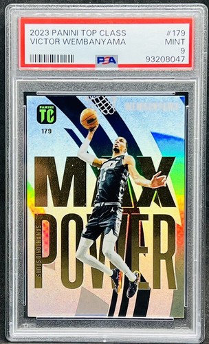 Victor Wembanyama 2023-24 Panini Top Class RC Rookie Max Power PSA 9 | eBay