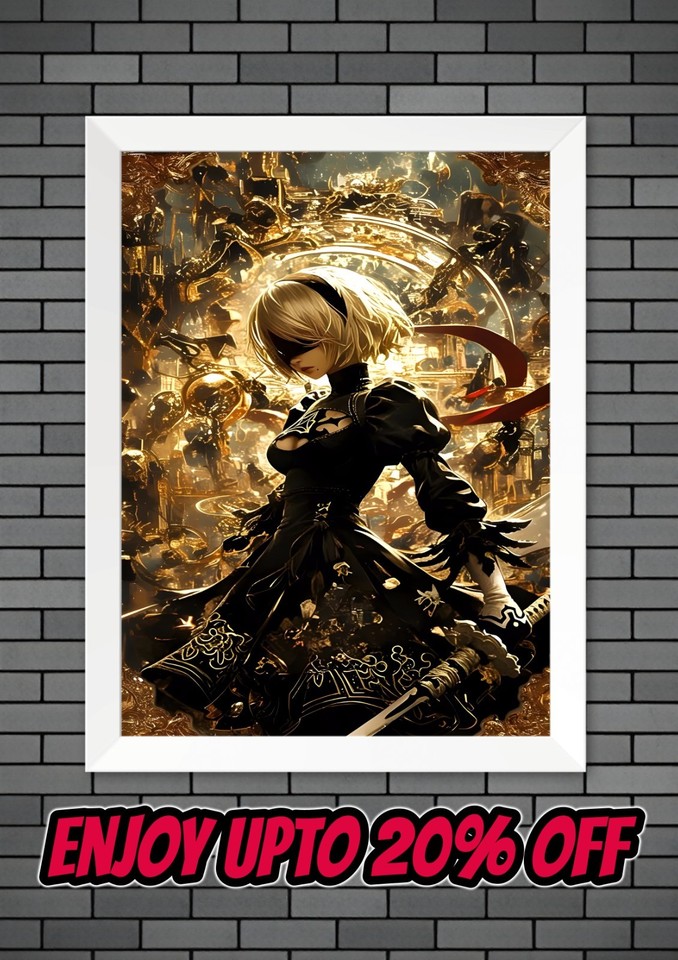 Sexy 2B Nier Automata Square Enix Video Game Posters Prints Art Home ...