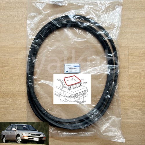 93-97 for Toyota Corolla AE100 EE101 Rear windshield black molding ...