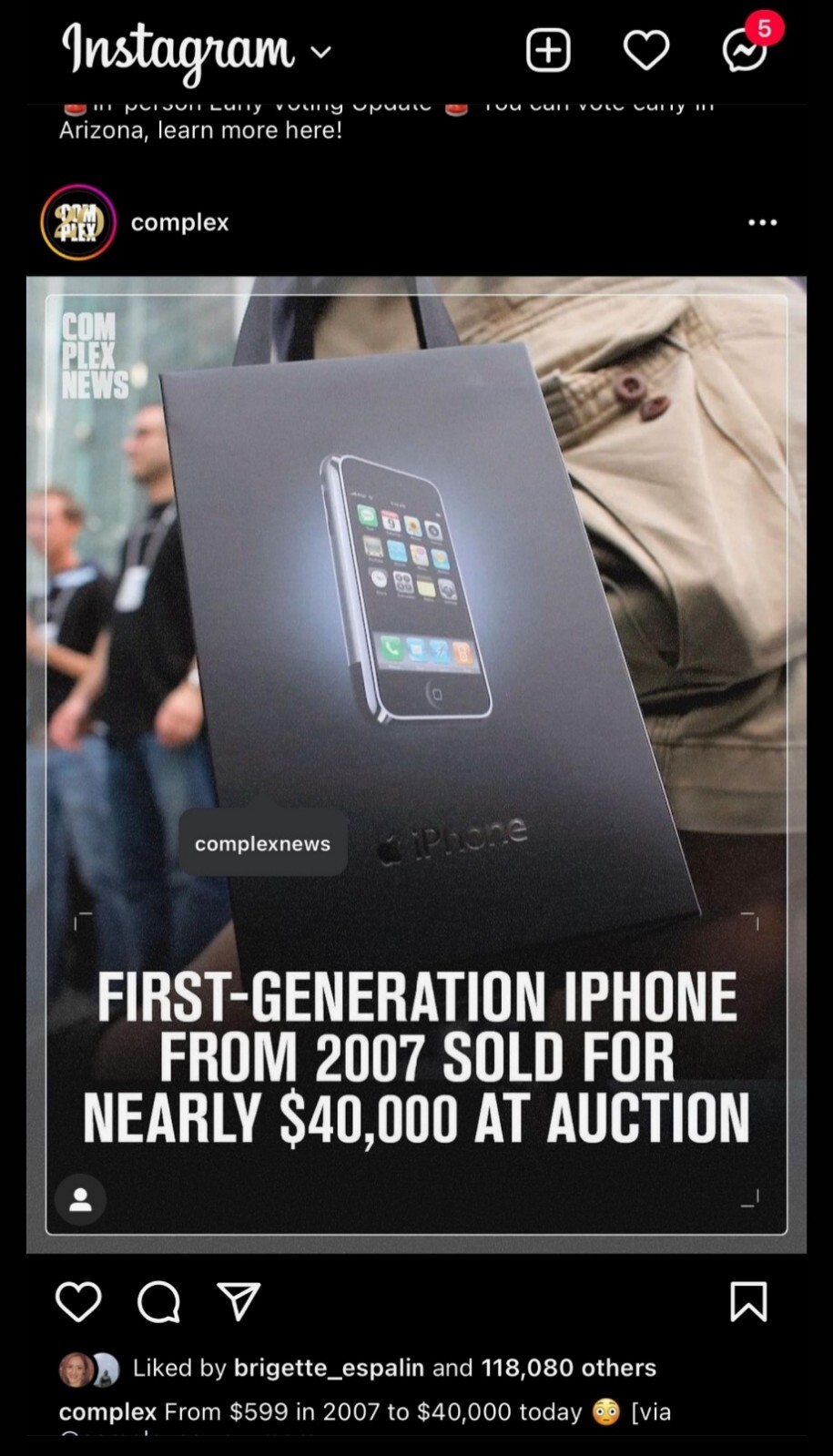 1st Gen iPhone, brand new never openned gift with iPhone case in ...