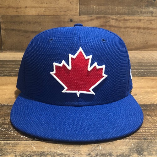 Toronto Blue Jays Hat Cap Mens Fitted 7 Blue Maple Leaf Era MLB Baseball - READ | eBay