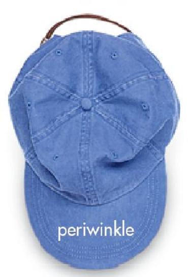 PERIWINKLE BLUE HAT Women Men Adams Baseball Cap Price Embroidery ...