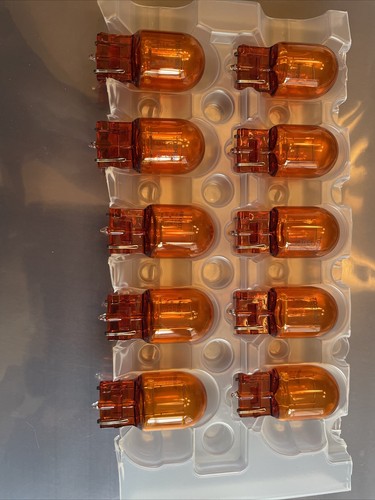 TOSHIBA WY21W 12V 21W T20 AMBER AUTO TURN SIGNAL/ LIGHT BULB/ LAMP (10 ...