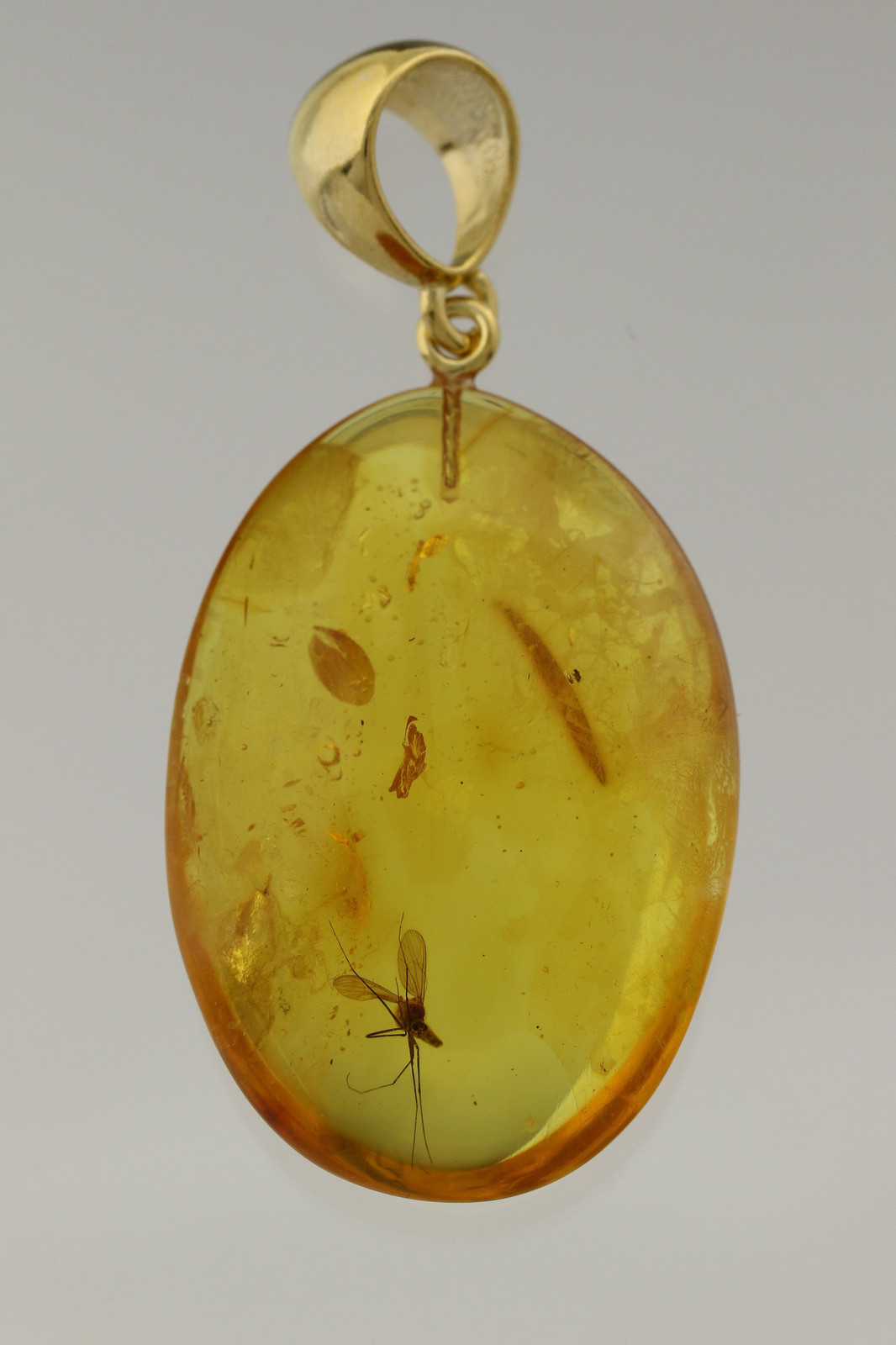 Rare DIXID MIDGE Genuine BALTIC AMBER Silver Gold Plated Pendant 6.1g ...