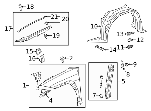 Genuine Lexus Protector Lower Clip 90467-06205-C0 | eBay