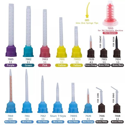 Dental Impression Mixing Tips for Dental Temporary Crowns Material Mix ...