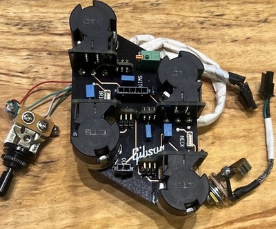 Gibson Les Paul Standard Pot Board Push Pull Guitar Project W/ Switch ...