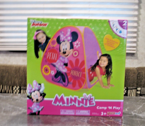 Disney Minnie Mouse Camp Play Indoor Classic Hideaway Structure Playhut ...