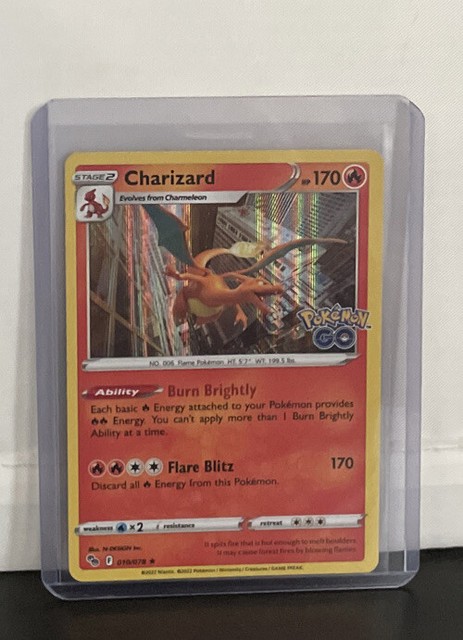 Pokémon TCG Charizard Pokemon GO 010/078 Holo Holo Rare for sale online ...