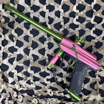 NEW Azodin Blitz 4 Paintball Gun - Dust Pink/Polished Green | eBay