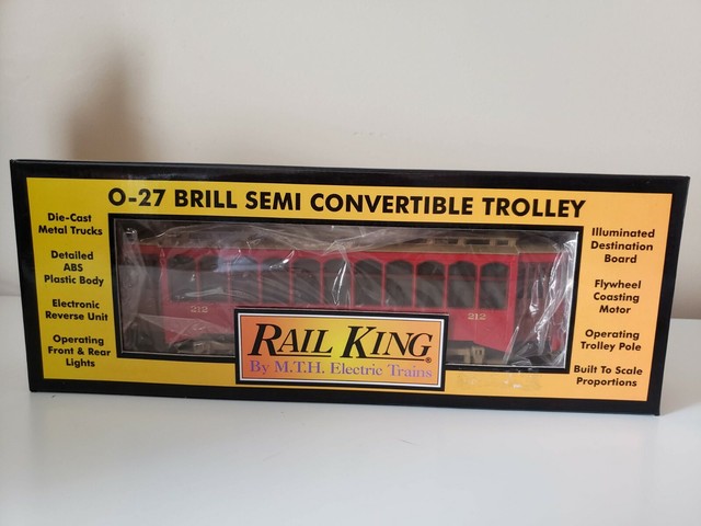 MTH Trains Brill Semi Convertible Trolley With Proto Sound 30 2512 1 ...