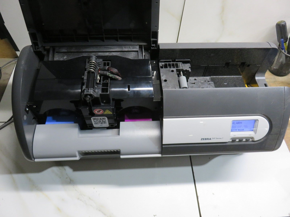 Zebra ZXP7 Z72 Dual Side ID Card Badge Printer Z72-000C0000US00- POWERS ...