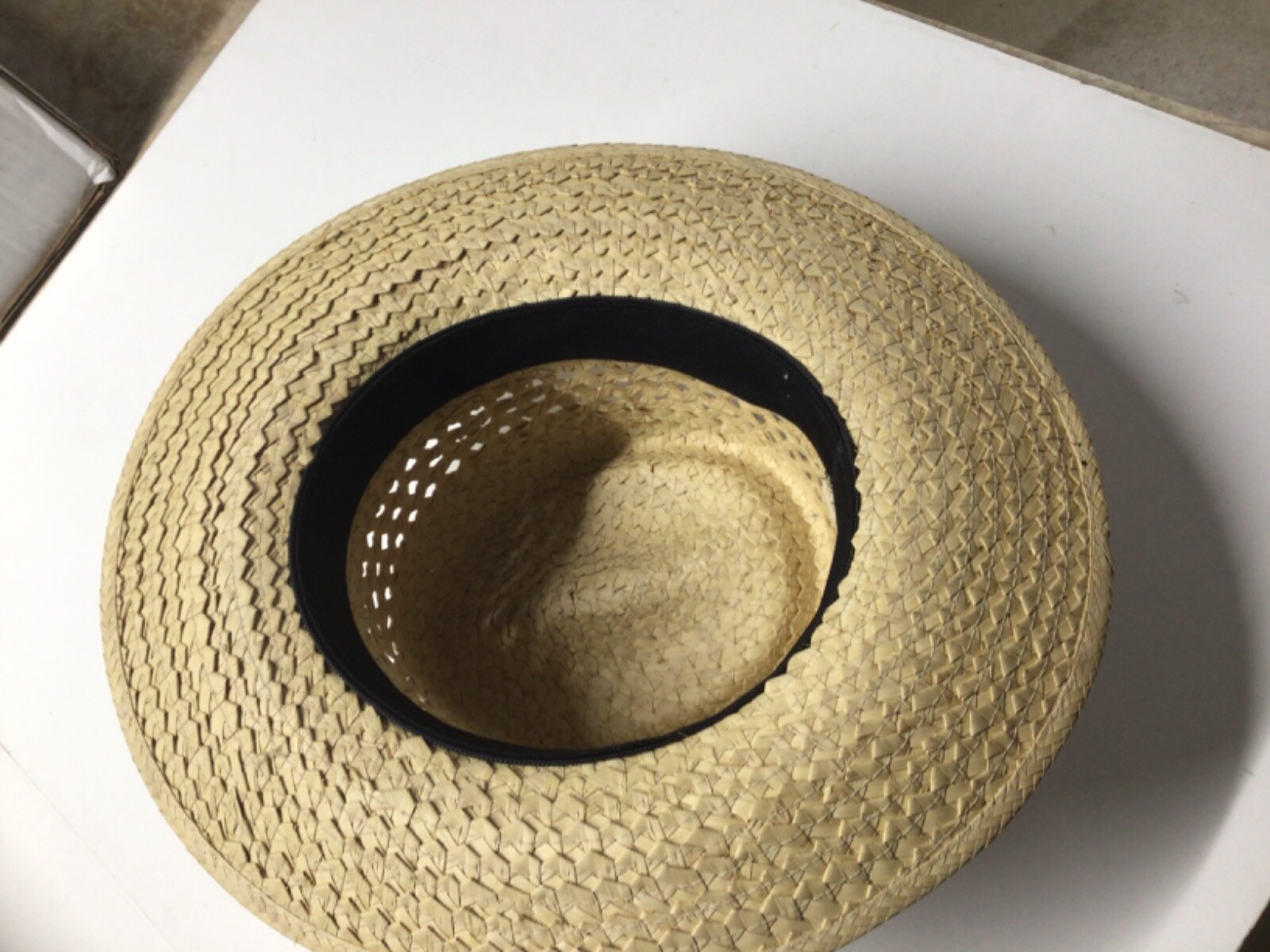 Amish Mennonite Men’s Natural Straw SUNSET Hat Sz 6 7/8 NEW Plain ...