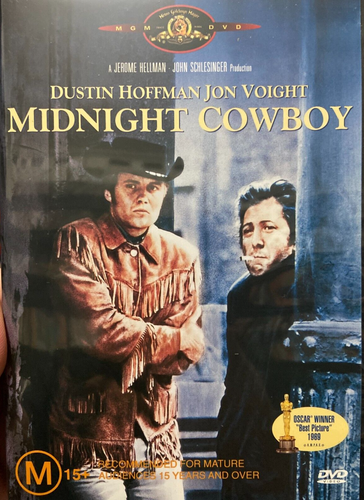 Midnight Cowboy region 4 DVD (1968 Dustin Hoffman / Jon Voight drama ...