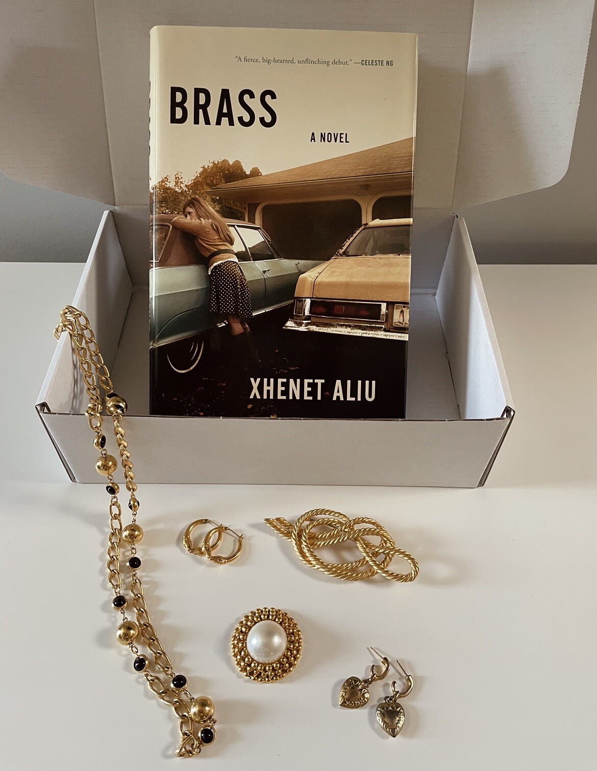 Blind Book & Vintage Jewelry Box NEW Hardcover “Stori… - Gem