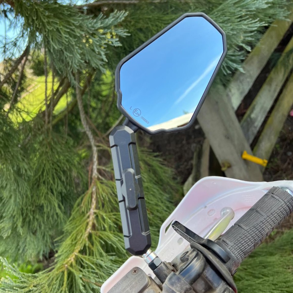 Adventure Motorcycle Rearview Mirrors M10 M8 Adjustable For Dirt Bike ...