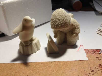 Dept 56 Snowbabies I'm An Artist 56-69069 Drawing Painting Penguin 3 ...